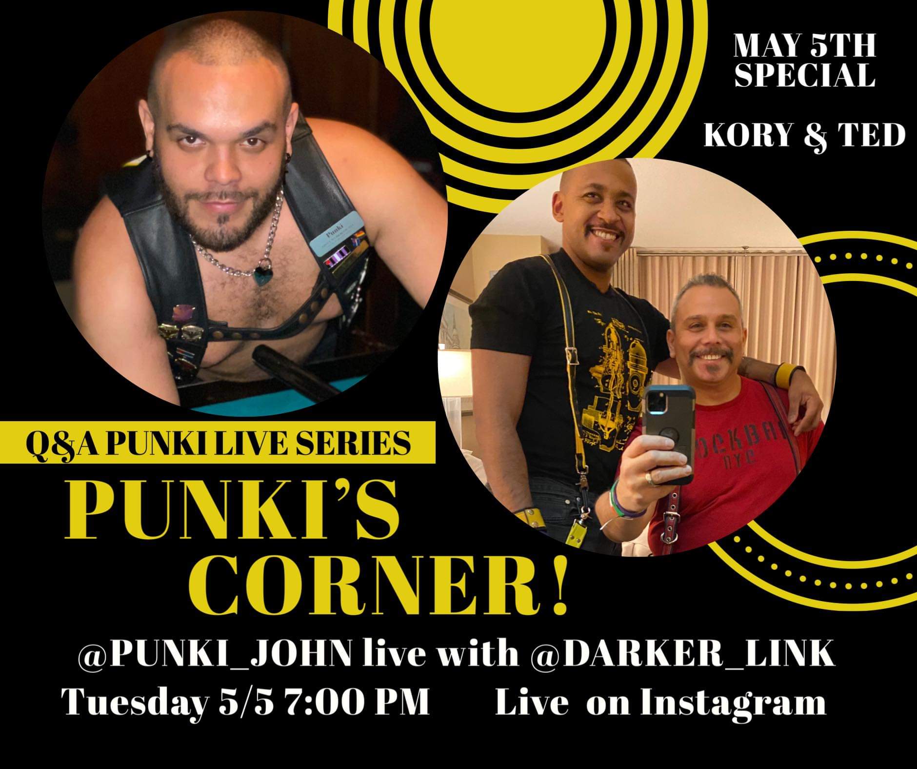 New York Leatherman and activist John-John Punki invites you to Punki's ...
