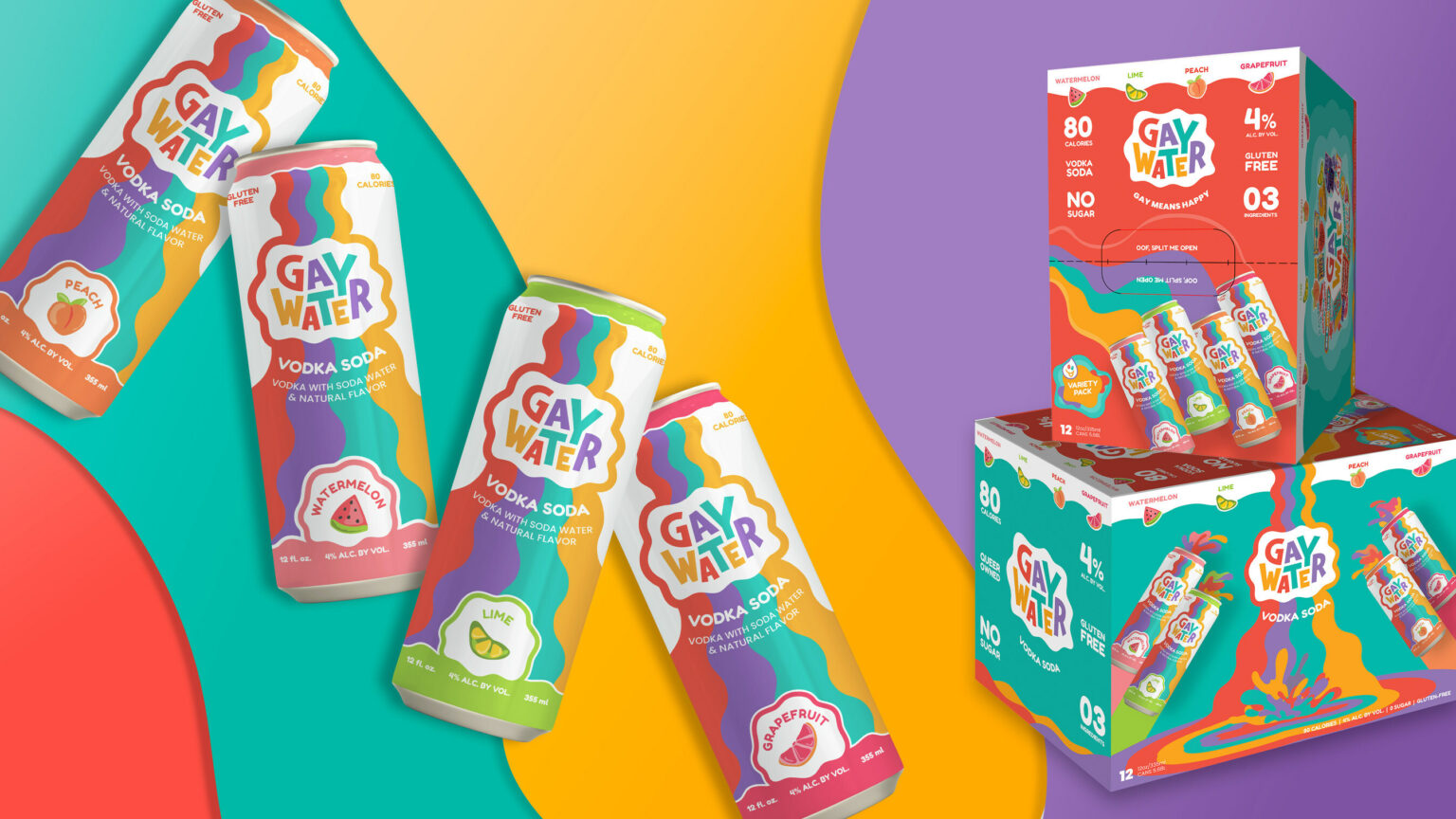 New Queer Owned Canned Vodka Soda 'Gay Water' Makes its Debut - Bear World Magazine