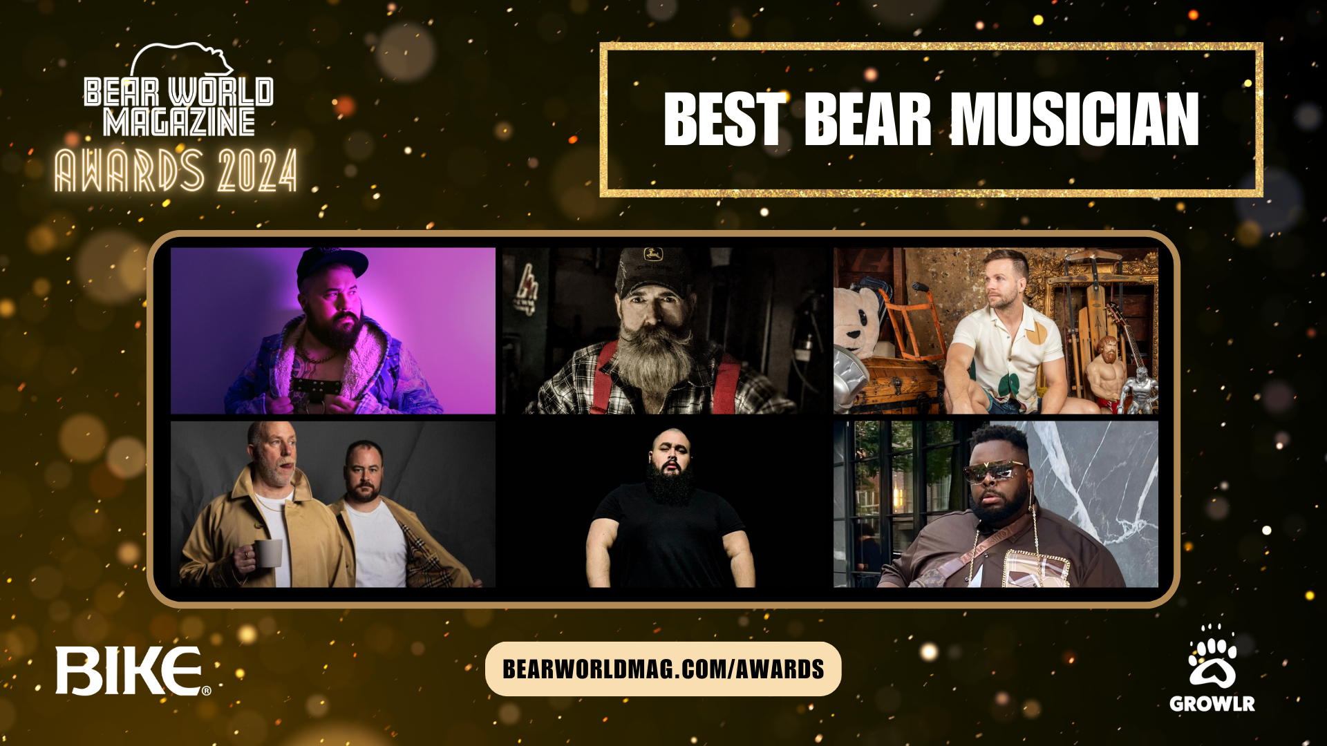 Meet the Nominees: Best Bear Musician - Bear World Magazine